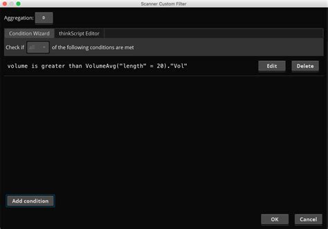 Volume Scan In Tos Hahn Tech Llc