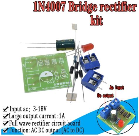 In4007 Full Wave Bridge Rectifier Kit Tempero Systems Shopping