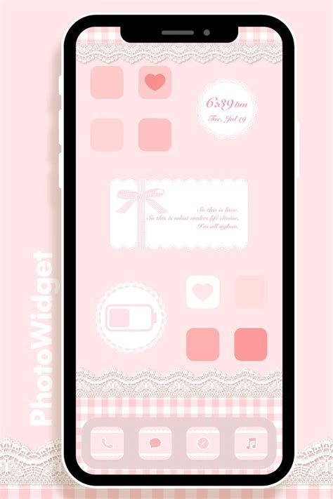 Pink Home Screen Idea For IPhone In 2022 Simple Aesthetic Homescreen
