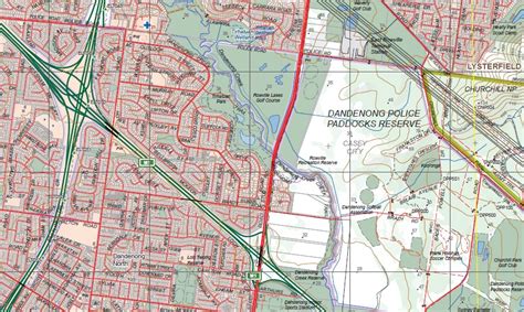 Ringwood South 1 25000 Vicmap Topographic Map 7922 3 S Maps Books