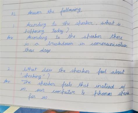 Answer These Questions According To The Speaker What Is Happening Today What Does The