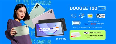 Upsize Ph Doogee Offers Great Deals On T Pro T Mini And U Series