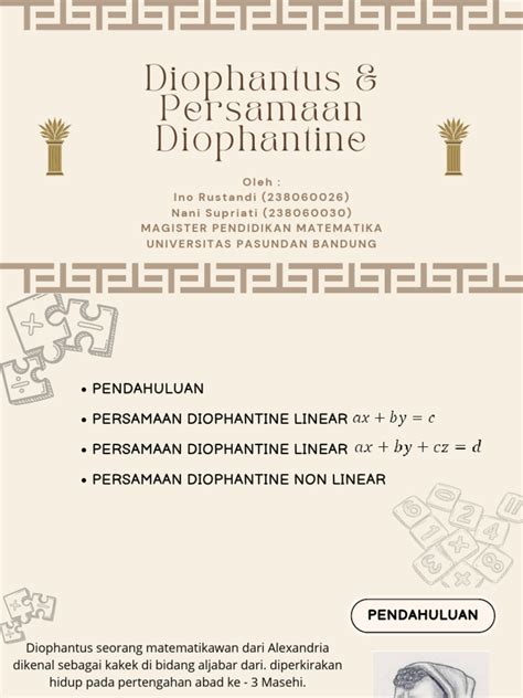 Persamaan Diophantine Pdf