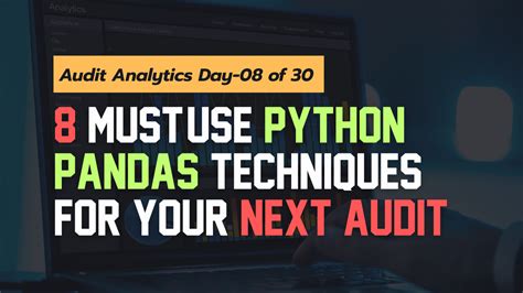 8 Must Use Python Pandas Techniques For Your Next Audit