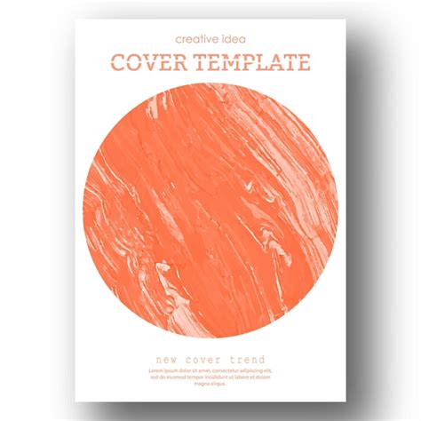 Premium Vector Abstract Creative Cover Template A New Trend In The