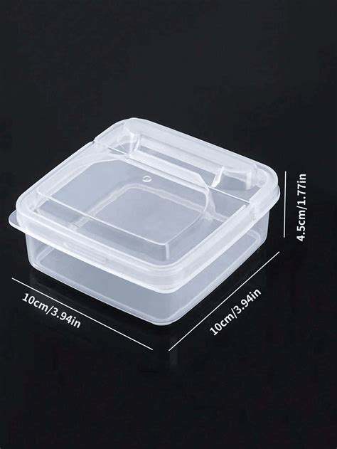 1pc Sliced Cheese Container For Fridge With Flip Lid Cheese Storage