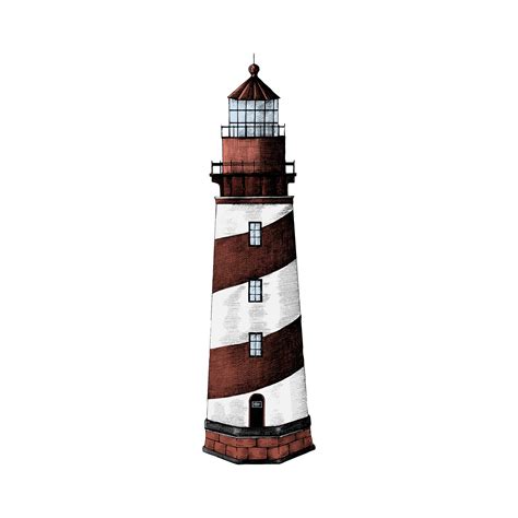 Old Lighthouse Vintage Style Illustration Download Free Vectors