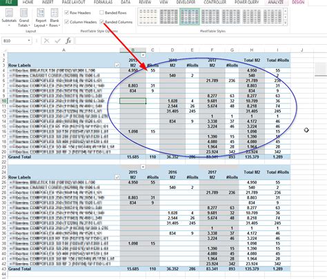 Color Excel Pivot Columns Based By Column Header Stack Overflow