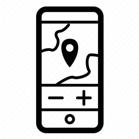 Ios Location Map Mobile Icon Download On Iconfinder