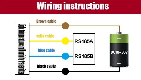 RS In Light Intensity Sensor Modbus Protocol Temperature And Humidity Transmitter Sensor