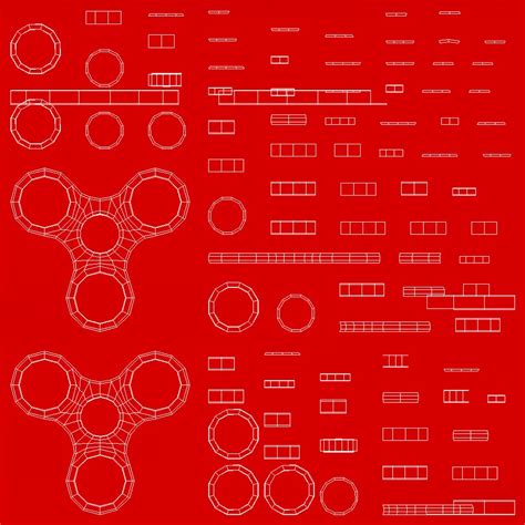 3d Model Fidget Spinner Turbosquid 1184193