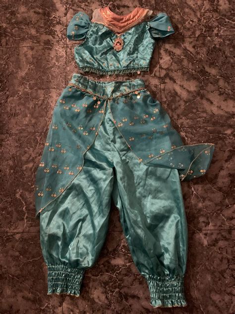 Aladdin Princess Jasmine Halloween Costume Disney Gir Gem