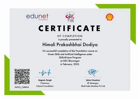 Datascience Machinelearning Ai Greenskilling Shell Edunetfoundation Learningjourney