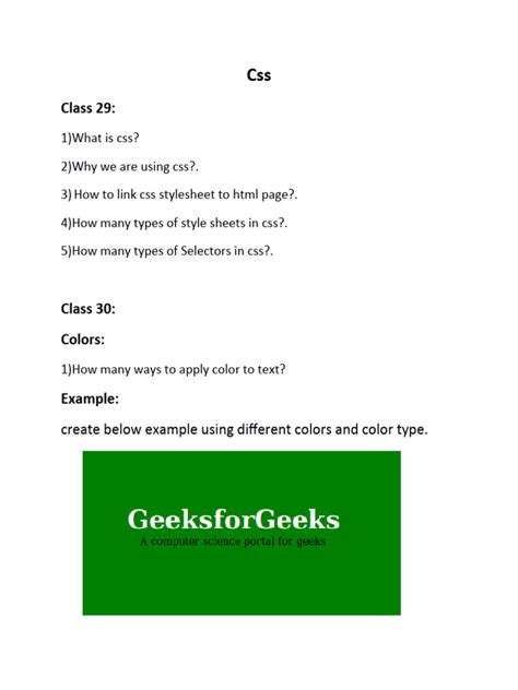 Class 29 Pdf Web Development Web Standards