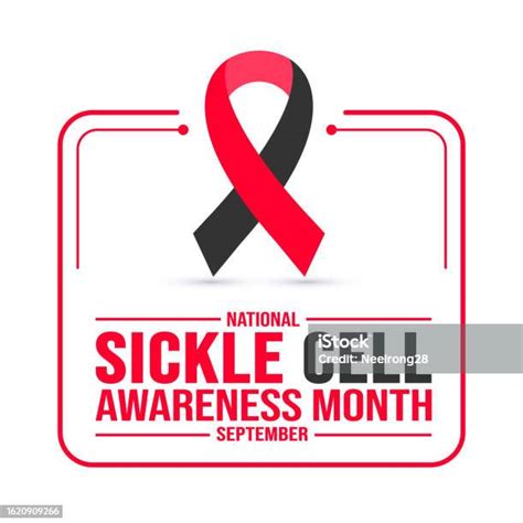 9월은 전국 겸상적혈구 인식의 달 배경 배너 플래카드 카드 및 포스터 디자인 템플릿입니다 9월에 대한 스톡 벡터 아트 및 기타 이미지 Istock