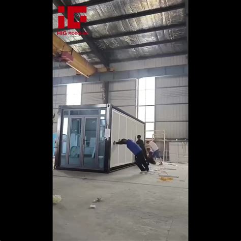Luxury Prefab Modular Foldable Shipping Container Home 40 Feet Quick Assemble Container Homes