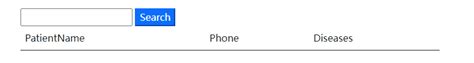 Asp Net How Display Data In Table By Search Only Net Core Razor I