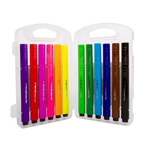 ფლომასტერი ორგმინით 12 ფერიანი Globusi Ge