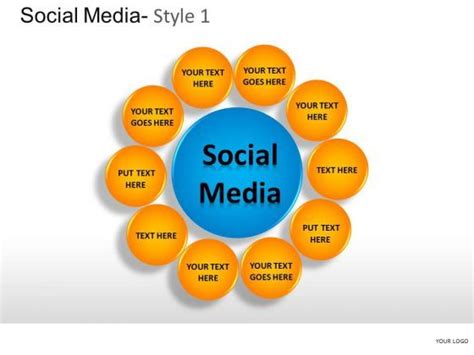 Connection Social Media 1 Powerpoint Slides And Ppt Diagram Templates