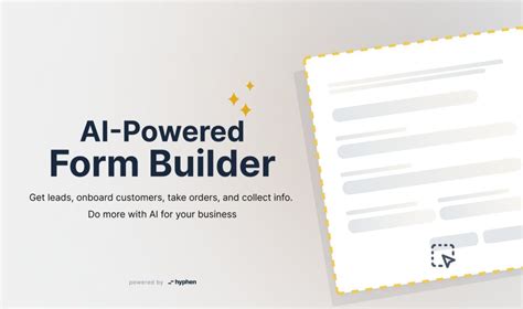 Hyphen Launches Powerful Ai Form Builder For Business Techcabal