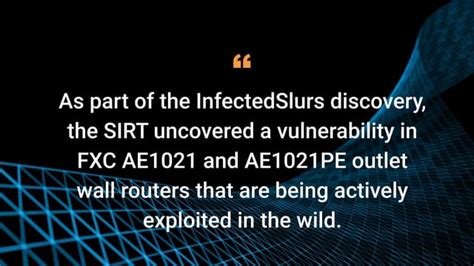 Actively Exploited Vulnerability In Fxc Routers Fixed Patches Available R Secopsdaily