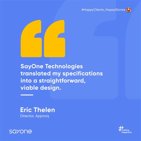 Sayone Technologies On Linkedin Sayonetech Fuellinghappiness