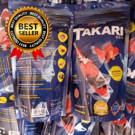Pelet Takari 100gr Makanan Ikan Koki Koi Ikan Mas Pelet Ikan Hias Fish Lazada Indonesia