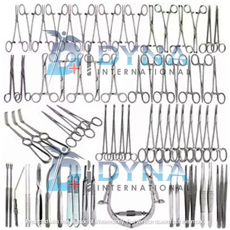 New Thyroidectomy Instruments Set General Surgery Instruments 53 Pcs