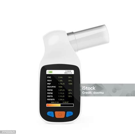 Electronic Medical Pulmonary Spirometer For Measuring Lung Function And