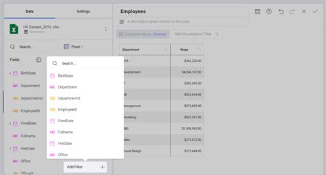 How To Apply Field Filters And Rules To Dataset