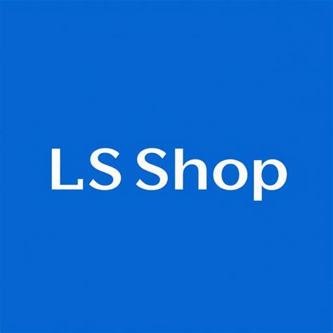 Unique Logo Design For Ls Shop