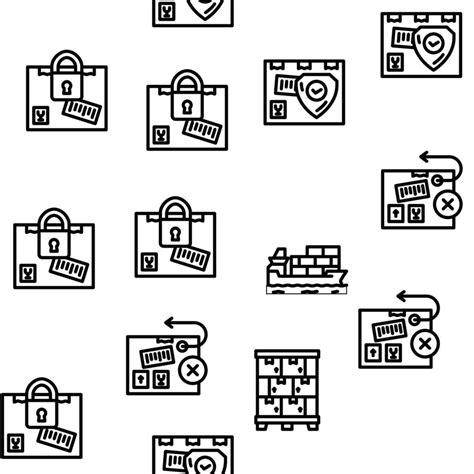 Export And Import Transportation Vector Seamless Pattern 17292241 Vector Art At Vecteezy