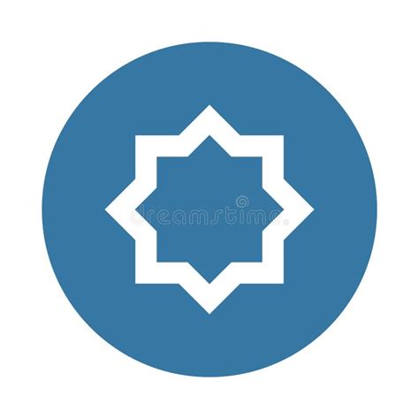 Eight Pointed Star Icon Element Of Religious Culture Icon Premium