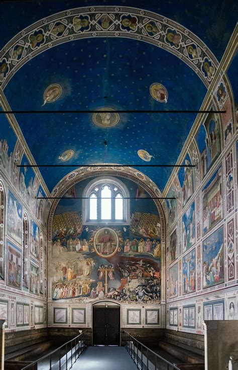 Padua Scrovegni Chapel Frescoes In The Arena Chapel In Padua