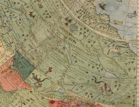 Unique Ancient Map Depicting The Earth As Seen From Space Restored
