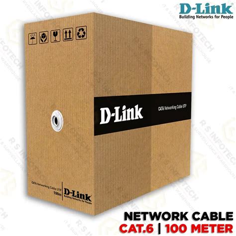 D Link Cat6 Copper Indoor Cable 100mtr