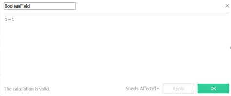 Cannot Use Boolean Type In If Expression Tableau Tar Solutions