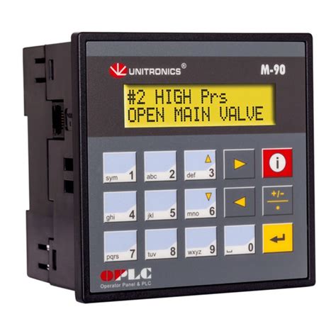 Unitronics Vision V120 User Manual Pdf Download Manualslib