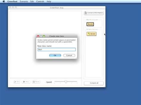Creating A Scenario Greenfoot Programming YouTube