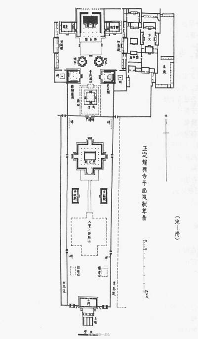 隆兴寺摩尼殿平面 隆兴寺摩尼殿立面 伤感说说吧