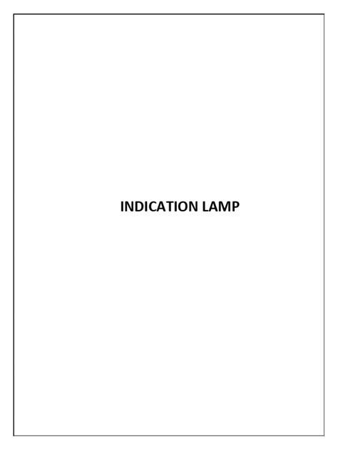 Indication Lamp Pdf Screw Alternating Current