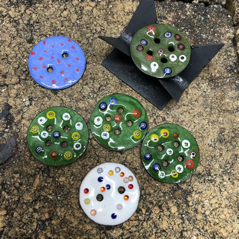 Enamelled Button Making Class Perfect For All You Knitters Out There