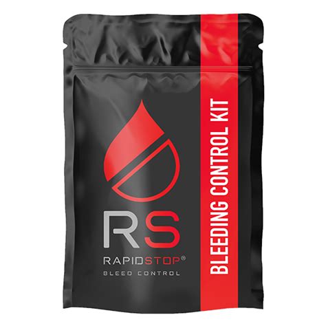 Rapidstop Tactical Bleeding Control Kit Sealed Pack Small Amada First Aid