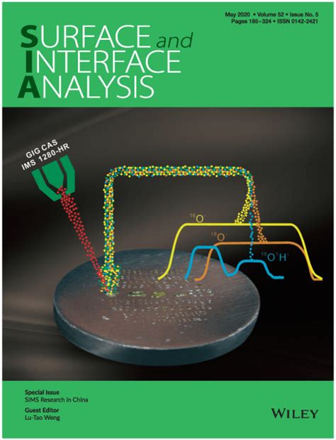 Cover Image Zhang 2020 Surface And Interface Analysis Wiley