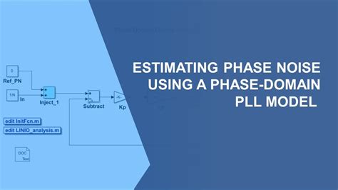 Estimating Phase Noise Using A Phase Domain Pll Model Youtube