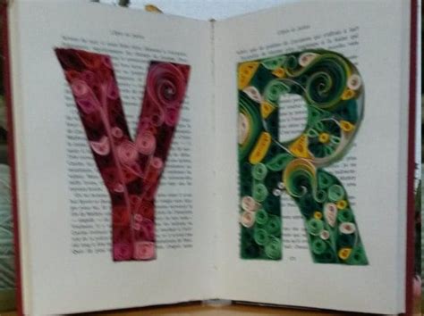 Initials Custom Paper Quilling