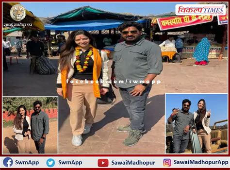 साउथ की मशहूर फिल्म अभिनेत्री वेदिका कुमार रणथंभौर भ्रमण पर Vikalp Times Janta Ka Media