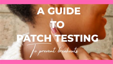 How To Patch Test Skincare Products Sharon Malonza