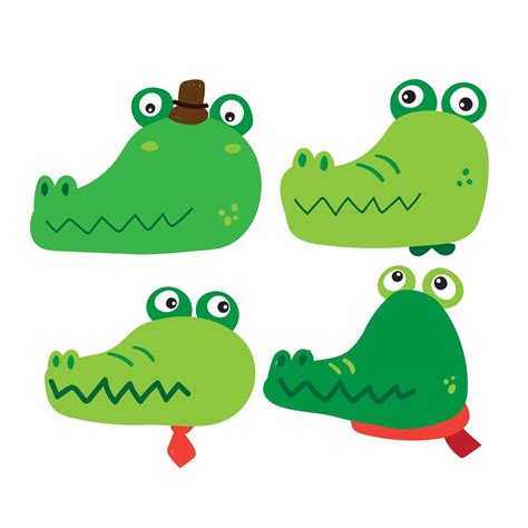 Crocodile Character Vector Design 494738 Vector Art At Vecteezy