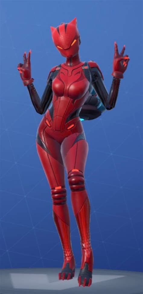 Shes Fantastic Fortnite Lynx Red